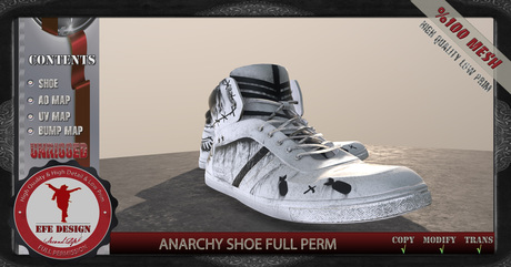 Second Life Marketplace - Anarchy Shoe Full Perm / Efe Design