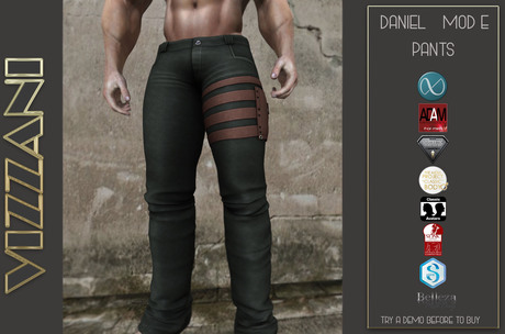 Second Life Marketplace - FANTASTIC PANTS MESH MOD. DANIEL MOD: E ...