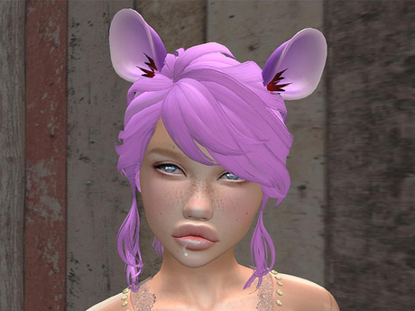 Second Life Marketplace - Animated Cute Neko Mouse Ears { Mesh Promo }