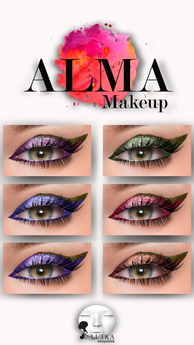 Second Life Marketplace - ALMA Makeup - Aster - Lelutka
