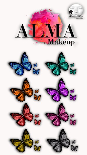 Second Life Marketplace - ALMA Makeup - Butterfly - Lelutka