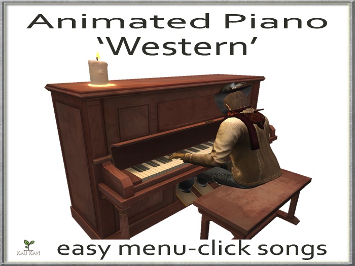Second Life Marketplace - Kali Kayi - 'Old Western Piano' - Home Style ...
