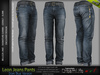 Second Life Marketplace - LEON DARK BLUE JEANS PANTS SINGLE COLOR- MESH ...