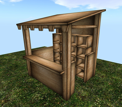 Second Life Marketplace - Sculpty Stall #1_2019 - FREE!