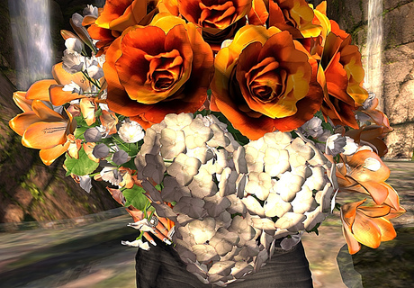 Second Life Marketplace - CJ Rose Bouquet Sunny Rose
