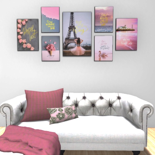 Second Life Marketplace - =Gallery Wall Pictures mesh 5=