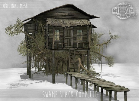 Second Life Marketplace - -DRD- Swamp Shack - Complete