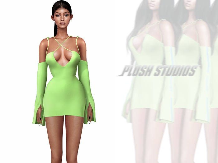 Second Life Marketplace - Plush Studios. Iza Neoprene Slit - 001