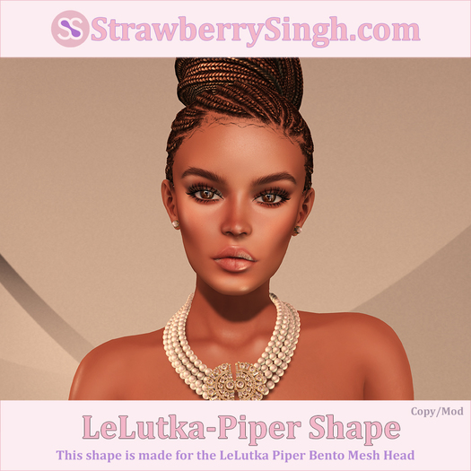 Second Life Marketplace - StrawberrySingh.com LeLutka-Piper Shape
