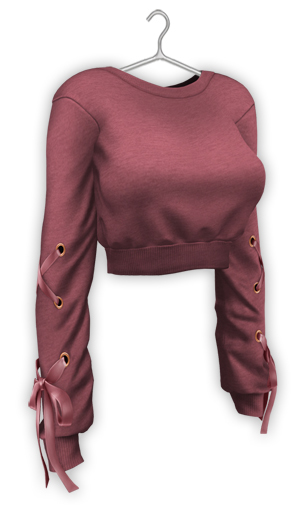 Second Life Marketplace - erratic / luisa - crop top / rust (maitreya ...