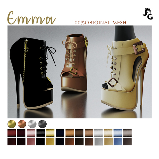 Second Life Marketplace - ::SG:: Emma Shoes - BELLEZA