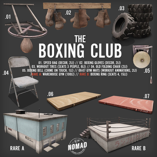 Second Life Marketplace - NOMAD - THE BOXING CLUB - 07