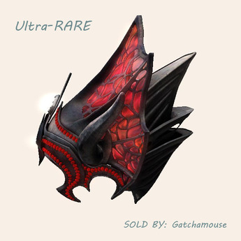 Second Life Marketplace - [The Forge] Drulla Headpiece, Black UltraRare