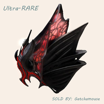 Second Life Marketplace - [The Forge] Drulla Headpiece, Black UltraRare