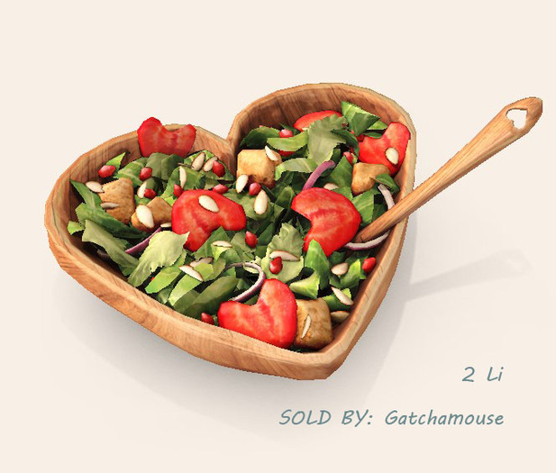 Second Life Marketplace - dust bunny . sweetheart lunch . strawberry salad