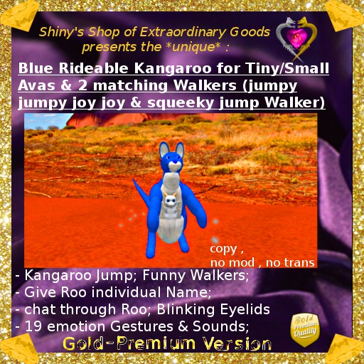 Second Life Marketplace - ^..^ Roo Jumper Blue *tiny* *ao off ...
