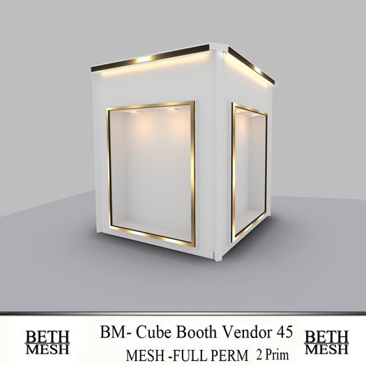 Second Life Marketplace - BM- Cube Booth Vendor 45