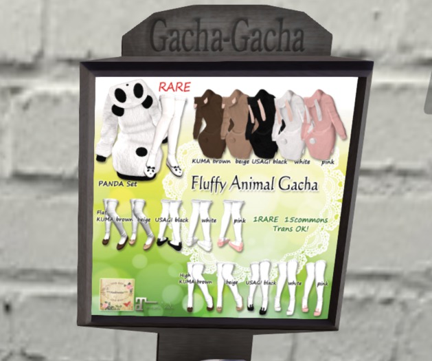 Second Life Marketplace - ***Ambrosia***Fluffy Animal Gacha--Shoes_Flat ...