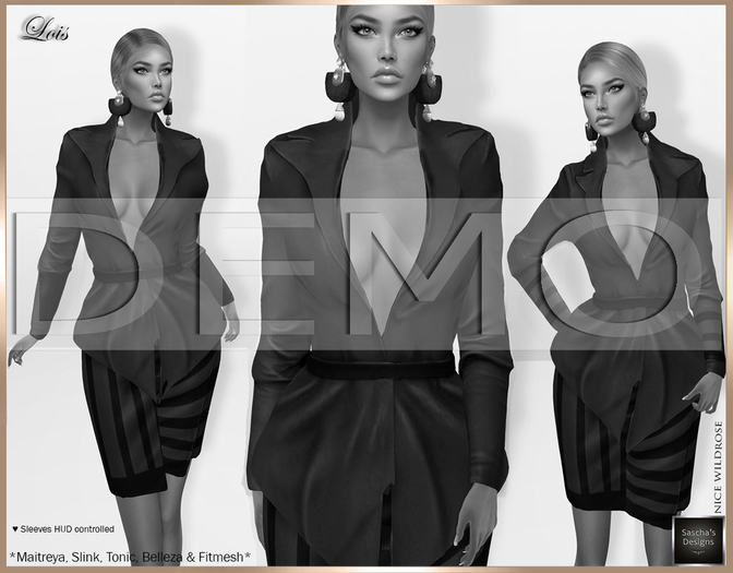 Second Life Marketplace Sas Demo Lois Dress Mesh Bodies And Fitmesh