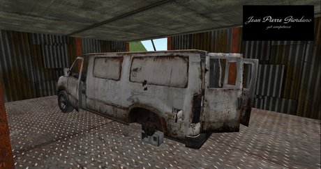 Second Life Marketplace - damaged Van mesh