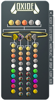 Second Life Marketplace - OXIDE Hearts Bracelet ORIGINAL MESH (Texture ...