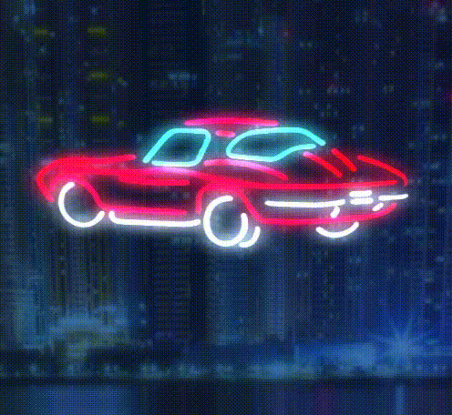 Second Life Marketplace - ~ ~Neon~ ~Bar Signs-Neon Car -Stingray ...