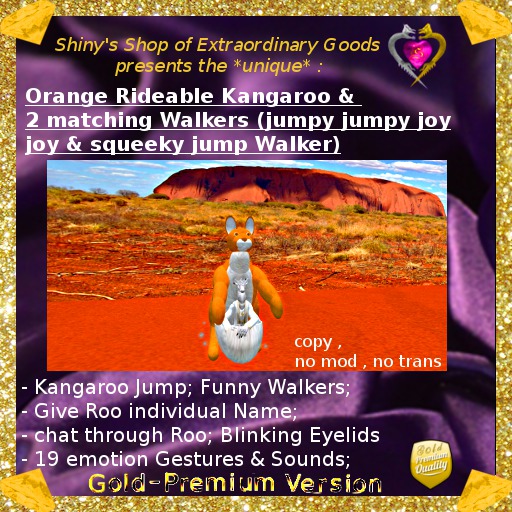 Second Life Marketplace - ^..^ Roo Jumper Orange *wearable* *19 ...