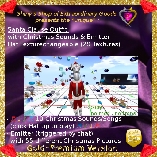 Second Life Marketplace - ^..^ Santa Clause Outfit *Sounds&Emitter ...