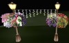 Second Life Marketplace - Lamp-Posts with Flower-Basket & String Lights