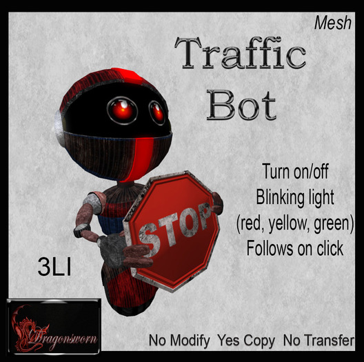 Second Life Marketplace - Traffic Bot - Following and Blinking Light
