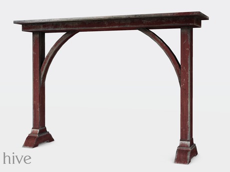 Second Life Marketplace - hive // simple console table set [wear to unpack]