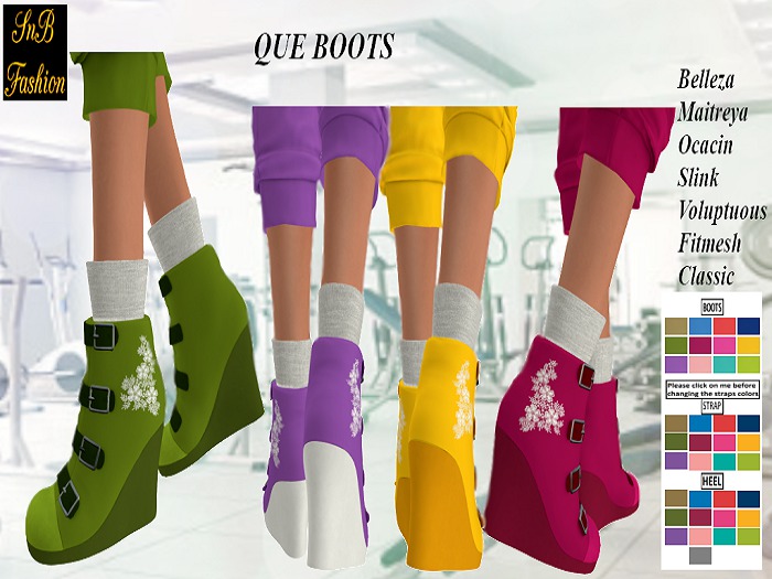 Second Life Marketplace - SnB Fashion - Que Boots