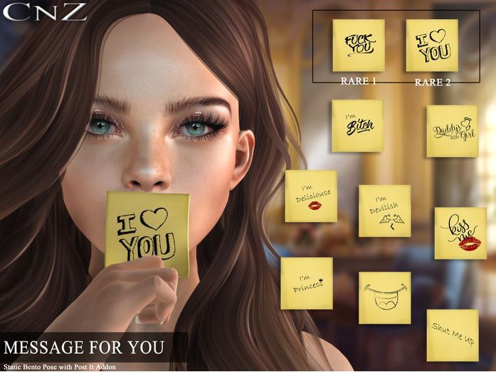 Second Life Marketplace - *CNZ* Message for You - Princess (box)