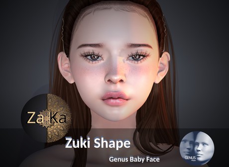 Second Life Marketplace - **ZaKa ** ZuKi Shape - Genus Baby Face