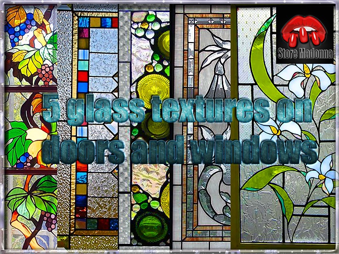 Second Life Marketplace - store Madonna 5 glass textures on doors and ...