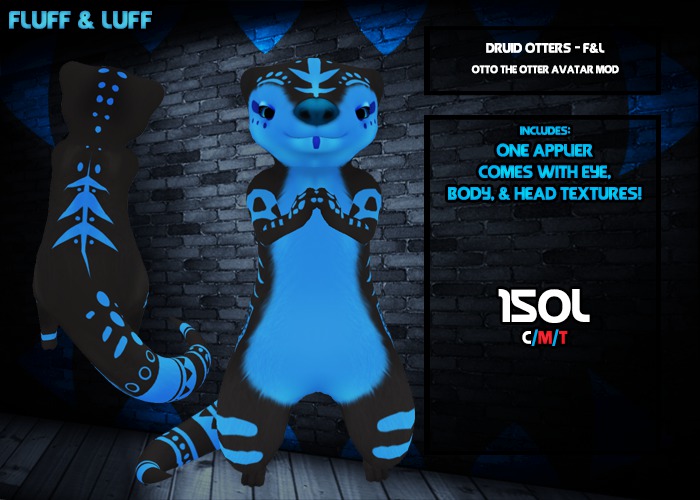 Second Life Marketplace - F&L - Druid Otters - Otto the Otter Mod - F&L