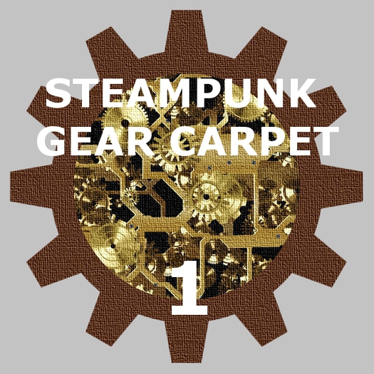 Second Life Marketplace - steampunk gear carpet 1