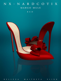 Second Life Marketplace - NX-Nardcotix Margo Mule Red