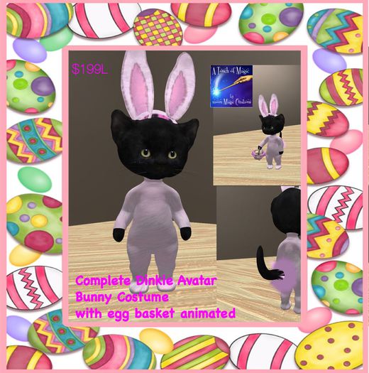 Second Life Marketplace - Dinkie avatar Easter Bunny Costume-Box