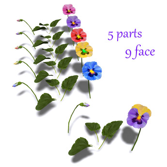 Second Life Marketplace - [ Full Perm ] Beautiful Pansy