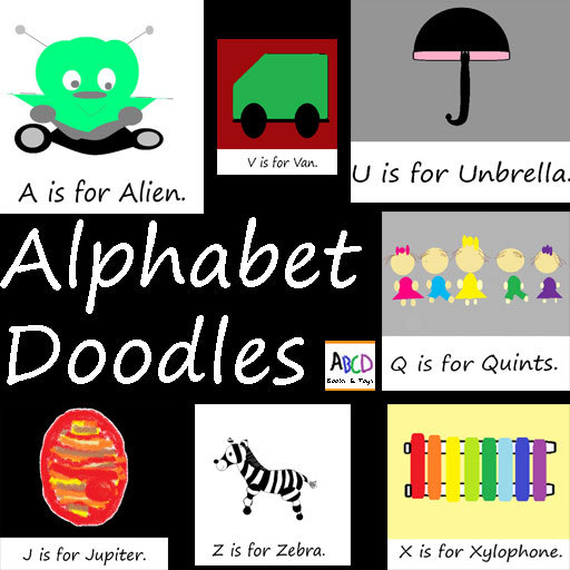 Second Life Marketplace - ABCD Books & Toys - Alphabet Doodles