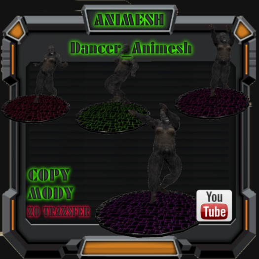 Second Life Marketplace - Gorilla_Animesh_Male_Dance