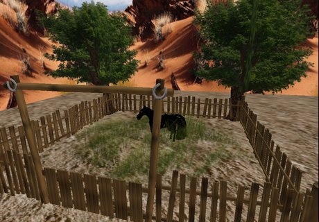 Second Life Marketplace - Horse Paddock - Pferde Gatter Zaun