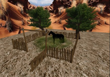 Second Life Marketplace - Horse Paddock - Pferde Gatter Zaun