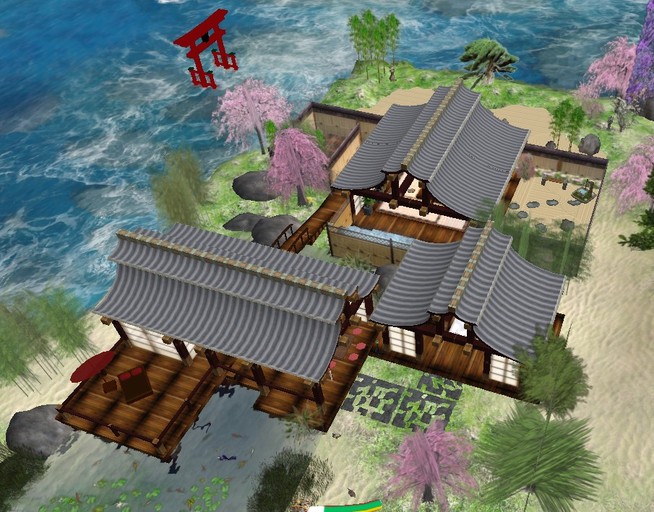 Second Life Marketplace - JAPANESE HOUSE "FUJI" - Prefab