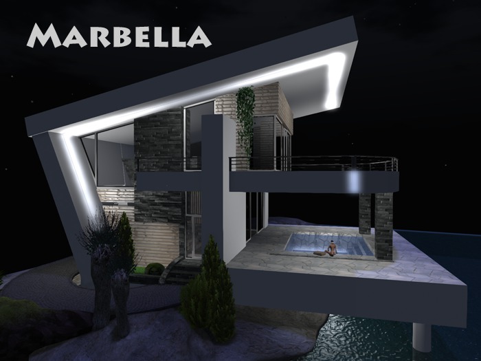 Second Life Marketplace - Marbella modern Mesh House