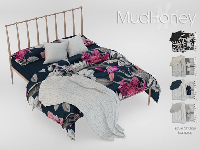Second Life Marketplace - MudHoney Jackie Bed - Adult