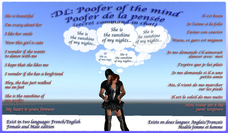 Second Life Marketplace - :DL:Poofer of the mind for woman English edition