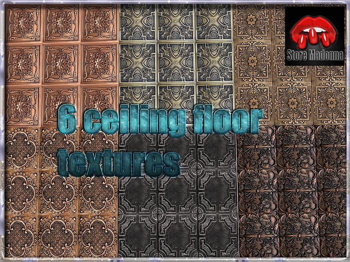 Second Life Marketplace - store Madonna 6 ceiling floor textures