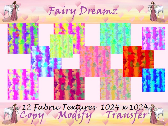 Second Life Marketplace - 12 Fabric Textures